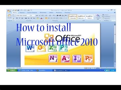 How To Install Microsoft Office 2010 YouTube
