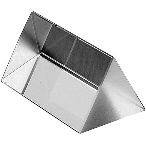 Amlong Crystal 2 5 Inch Optical Glass Triangular Prism For Teaching