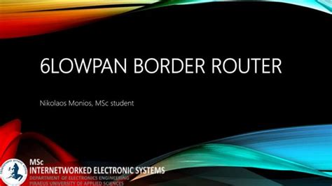 Rasperry Pi And Ti Cc2650 Ipv6 Border Router Ppt