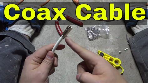 How To Fit A Connector To A Coaxial Cable