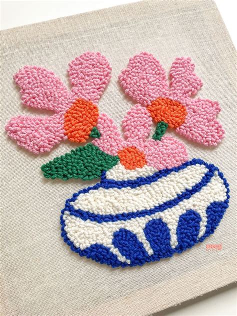 Punch Needle Wall Decor Punch Needle Wall Hanging Tufted Wall Decor
