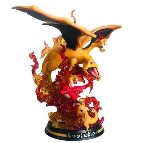 9 Charizard And Pre Evolutions Pokemon Statue Figure Model Acurate