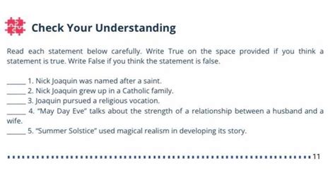 Check Your Understanding Read Each Statement StudyX
