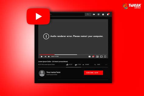 How To Fix The YouTube Audio Renderer Error On Windows