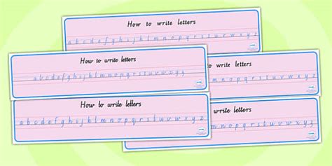 Cursive Alphabet Display Banners Professor Feito Twinkl