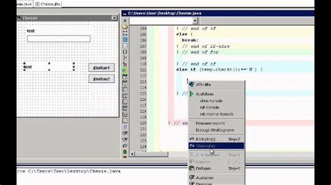 Java Projekt Mit Gui Programmierung Zum Thema Chemie Youtube
