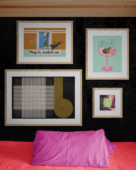 Neon Dorm Room Gallery Set Instant Digital Download Printable Posters