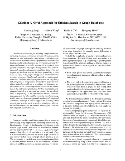 Pdf Gstring A Novel Approach For Efficient Search In Graph Databases