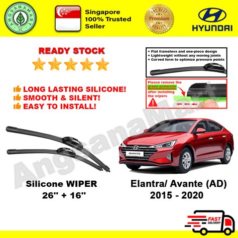 Genuine Silicon Wiper Hybrid Wiper For Hyundai Elantraavante 2015