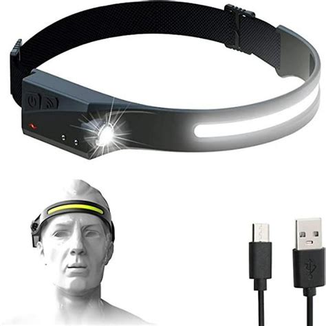 Linterna Frontal Led Recargable Impermeable Y Liviana Linterna Frontal