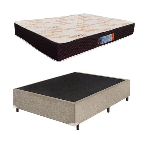 Colchao E Base Umaflex Casal Extra
