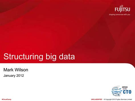 Structuring Big Data Ppt