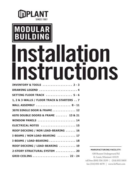 pdf since 1987 modular building installation … since 1987 modular