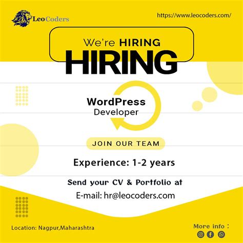 Leo Coders Private Limited On Linkedin Wordpress Developer Positions