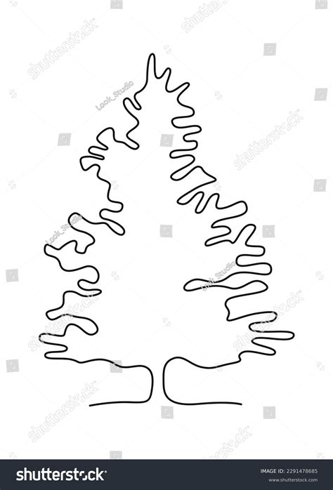 Drawing Doodle Tree Line Art Vector Stock Vector Royalty Free Shutterstock