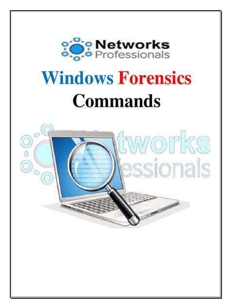 windows forensics commands networks professionals pdf windows