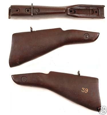 Thompson Submachine Gun Stock Model British Issue