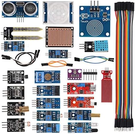 Amazon Kuman Compatible For Arduino Raspberry Pi Sensor Kit 37 In