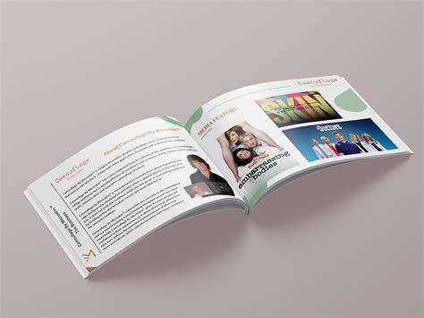 Pages Digital Landscape Booklet Design Behance