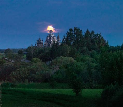 Августовская ночь на острове Кижи 🌛 Автор | Республика Карелия