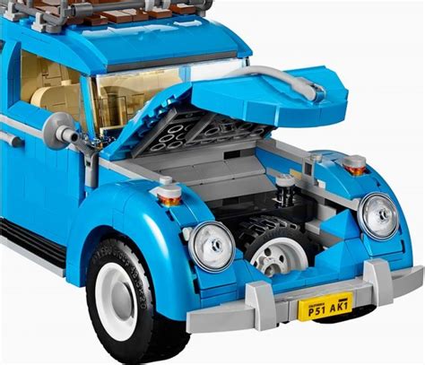 Build A Bug Mini Vw Beetle Model Made Of Lego Blocks Urbanist