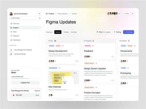 task management platform by sandro tavartkiladze on dribbble