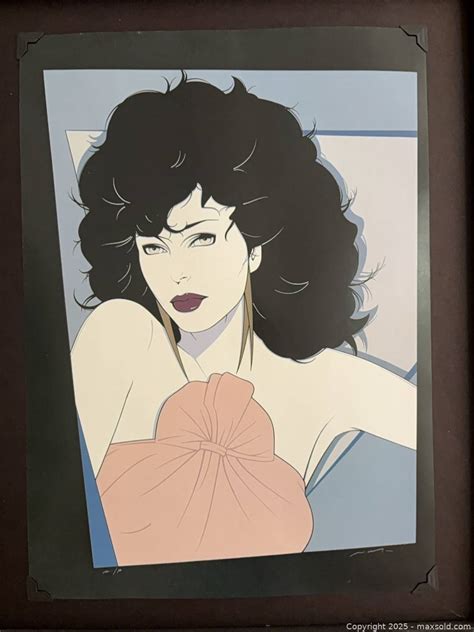Patrick Nagel Framed Print Joan Collins” Maxsold