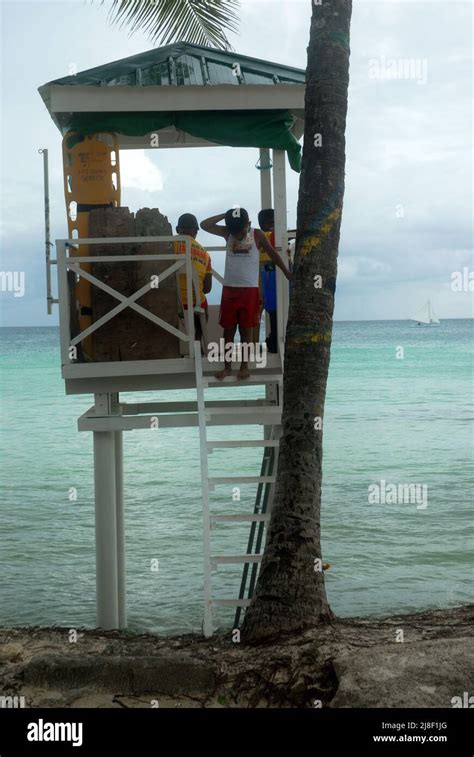 Lifeguard Tower Boracay The Visayas Philippines Southeast Asia