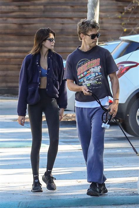 Kaia Gerber Cameltoe On A Date With Austin Butler 12 Photos The