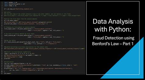 data analysis with python fraud detection using benford s law part 1