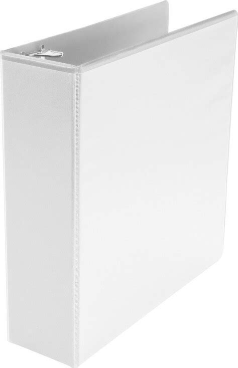 School Smart Polypropylene D Ring View Binder 3 Inches White Shopstyle Home Office Accessories