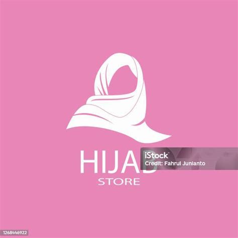 여성 히잡 양식에 일치시키는 로고 벡터 일러스트레이션 0명에 대한 스톡 벡터 아트 및 기타 이미지 0명 니캅 단정한 의류 Istock