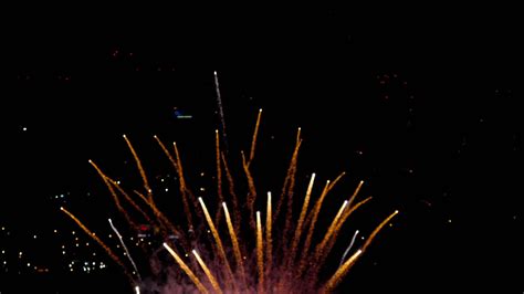 Fireworks Flashing In The Evening Sky 15449783 Stock Video At Vecteezy