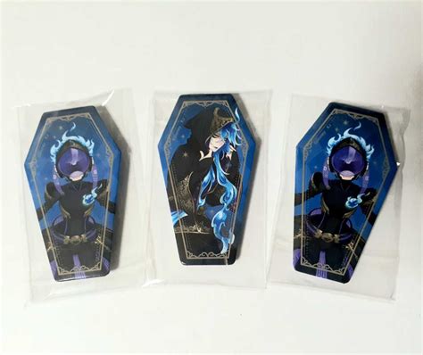 ツイステッドワンダーランド ツイステ ローソン トレーディング缶バッジbver イデア オルト イグニハイド 缶バッチ 棺型 棺 棺桶 式典