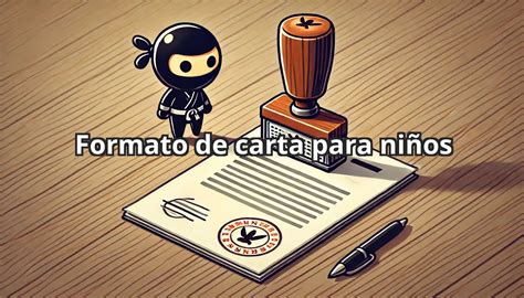Formato De Carta Para Niños Edición Gratis Online