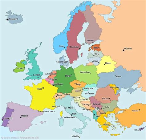Europa Karte