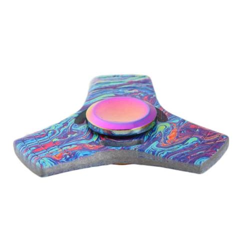 Cool Tie Dye Pattern Fidget Spinner Toy Game World
