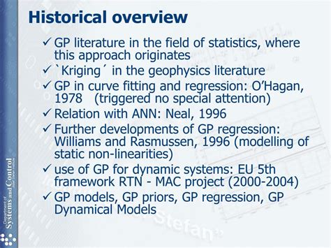 PPT Dynamic Systems Identification With Gaussian Process Models
