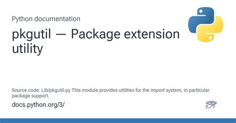 pkgutil — package extension utility — python 3 13 7 documentation