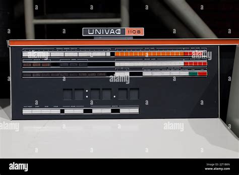 Oslo Norway May 01 2022 Vintage Univac 1108 Computer