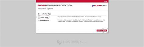 Hostknox Sugarcrm Installation Tutorial