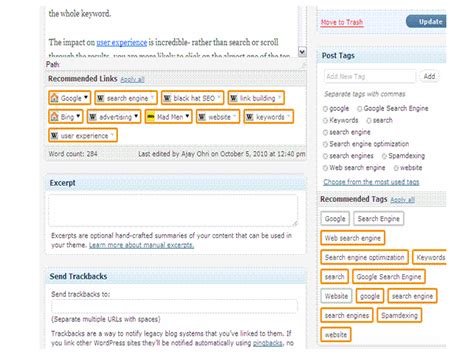 The Auto Suggest Link Tags For WP Com Blogs DECISION STATS
