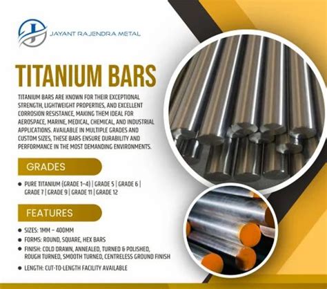 Hexagonal Titanium Grade 5 Eli Hex Bar For Manufacturing Single Piece
