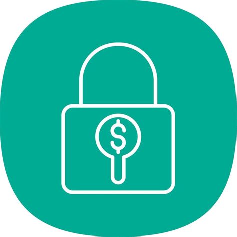 Locked Line Curve Icon Design 43756206 Vector Art At Vecteezy