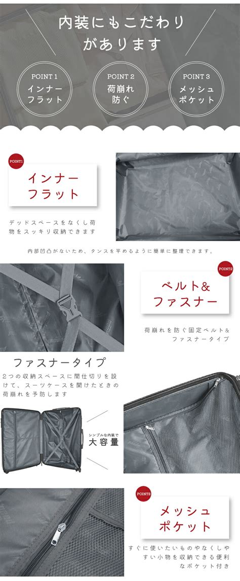 【楽天市場】【スーパーsale 限定価格】「特典あり」【3サイズからお選べ おまけつき Sml】ストッパー付き スーツケース キャリー