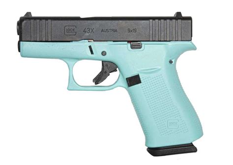 Glock G48 Hga 9mm 36in Bbl Fs 5lb Silver Slide 2 10rd Mags Cerakote