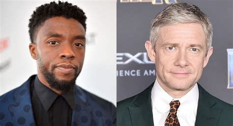 Martin Freeman Couldnt Believe No One At Marvel Knew Chadwick Boseman Was Battling Cancer