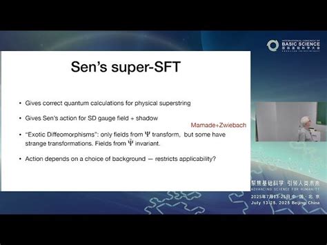 Free Video A New Superstring Field Theory Action From Bimsa Class Central