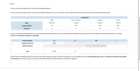Solved 3 Of 24 Use The Scenario Described Below To Answer Chegg
