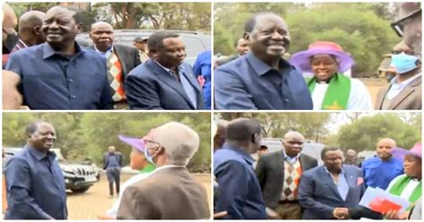 Raila Odinga Attends Church Service In Karen As Kenyans Await